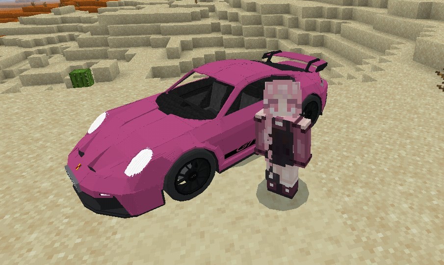 Скачать Мод на Порше на Minecraft PE — Мод на Порше для Майнкрафт ПЕ